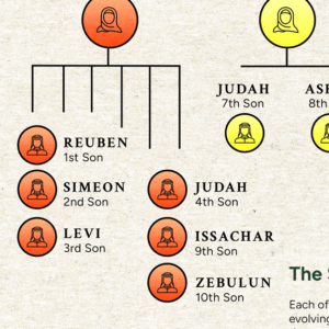 12 Tribes of Israel Family Tree - Bible Study Visuals